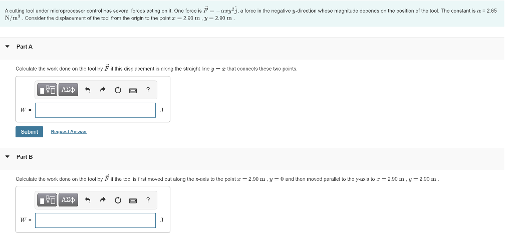 Solved A cutting tool under microprocessor control has | Chegg.com