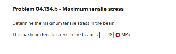 Solved Required information Problem 04.134 - Unsymmetric | Chegg.com