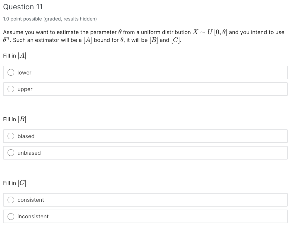 Solved Question 11 1.0 point possible (graded, results | Chegg.com