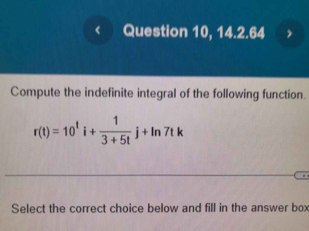 Solved Compute the indefinite integral of the following | Chegg.com