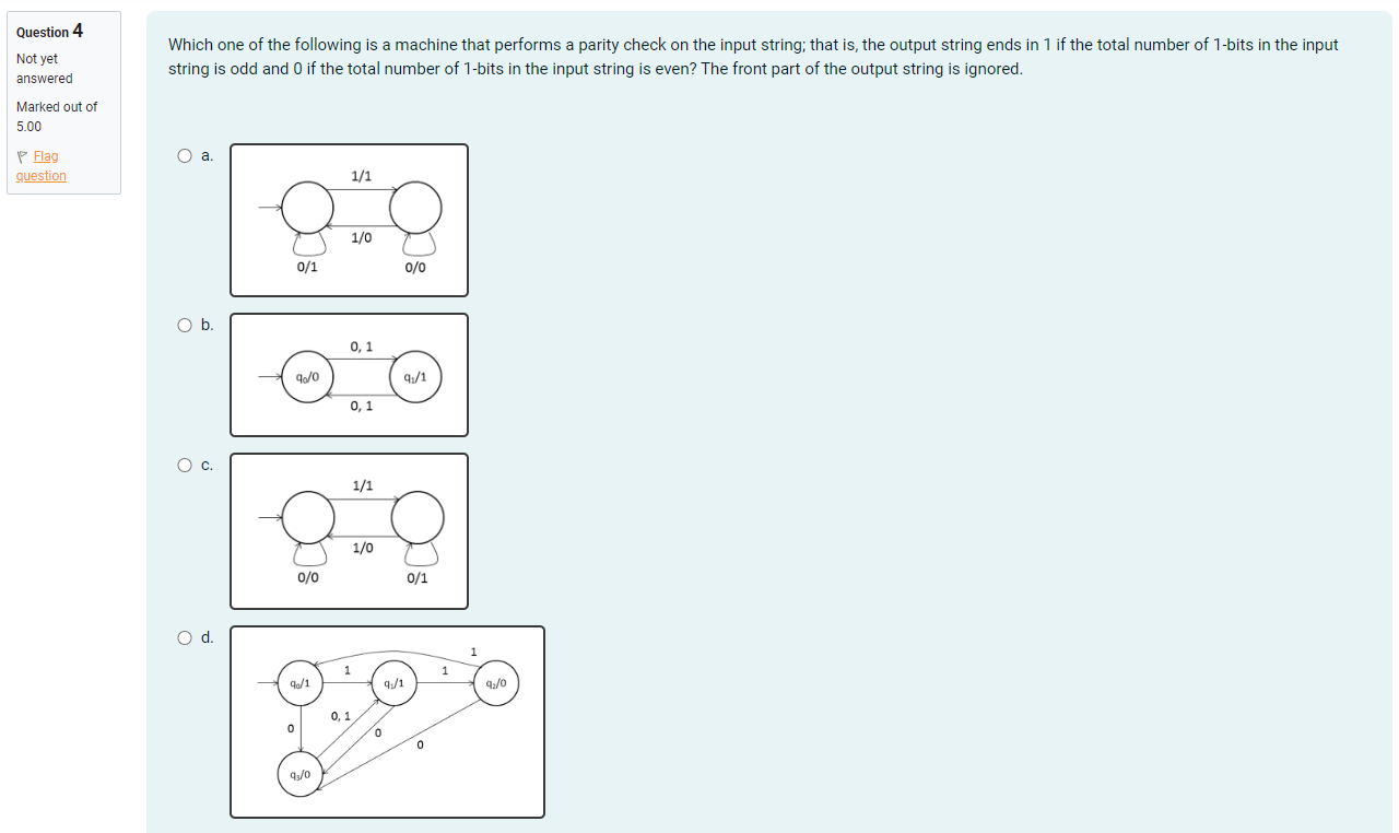 Solved Which one of the following is a machine that performs | Chegg.com