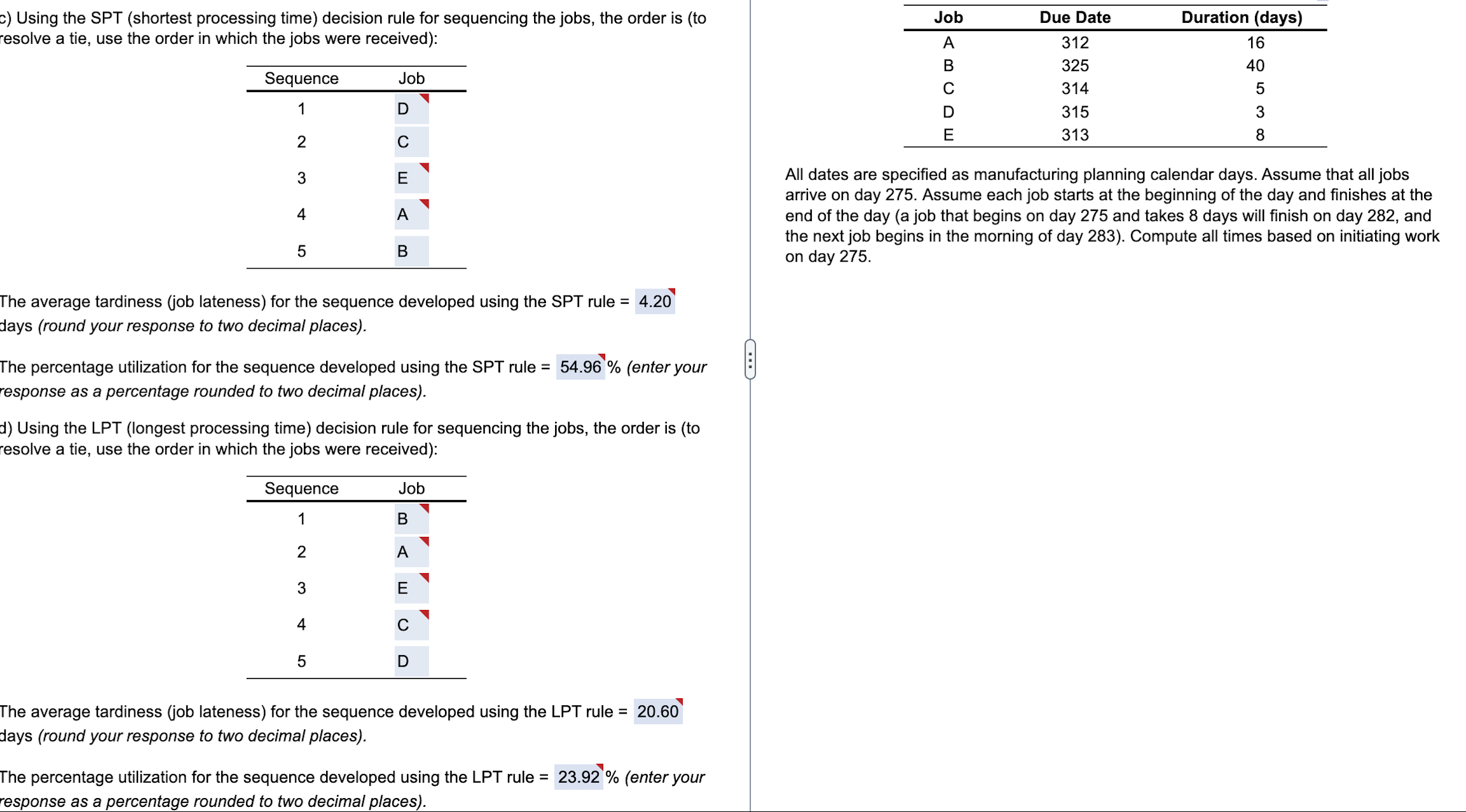 Solved a) Using the FCFS (first come, first served ) | Chegg.com