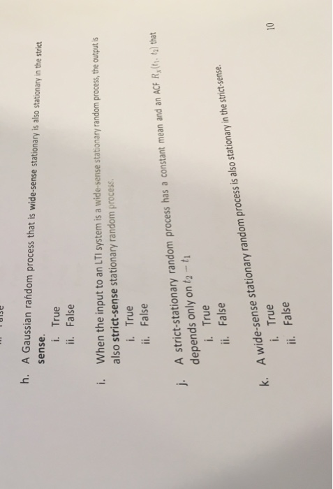 Solved A Gaussian random process that is wide-sense | Chegg.com
