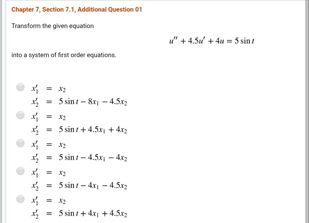 Solved Chapter 7, Section 7.1, Additional Question 01 | Chegg.com