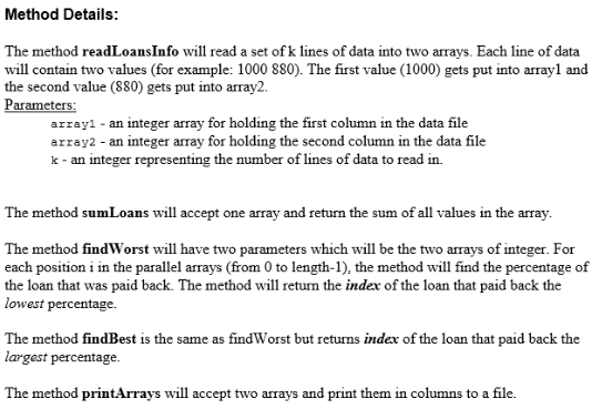 Solved OVERVIEW: You will write a complete Java program to | Chegg.com