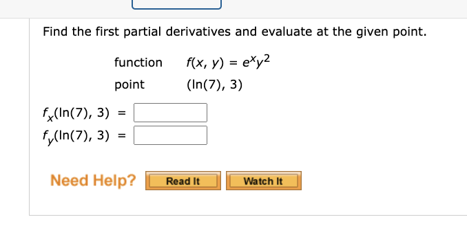 Solved Find the four second partial derivatives. | Chegg.com Solved Find the four second partial derivatives. | Chegg.com