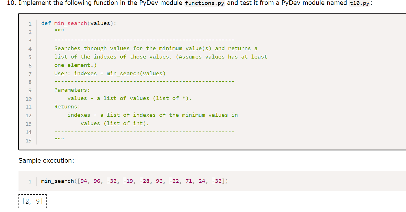 Solved my functions is indexes = [] p = values[0] | Chegg.com