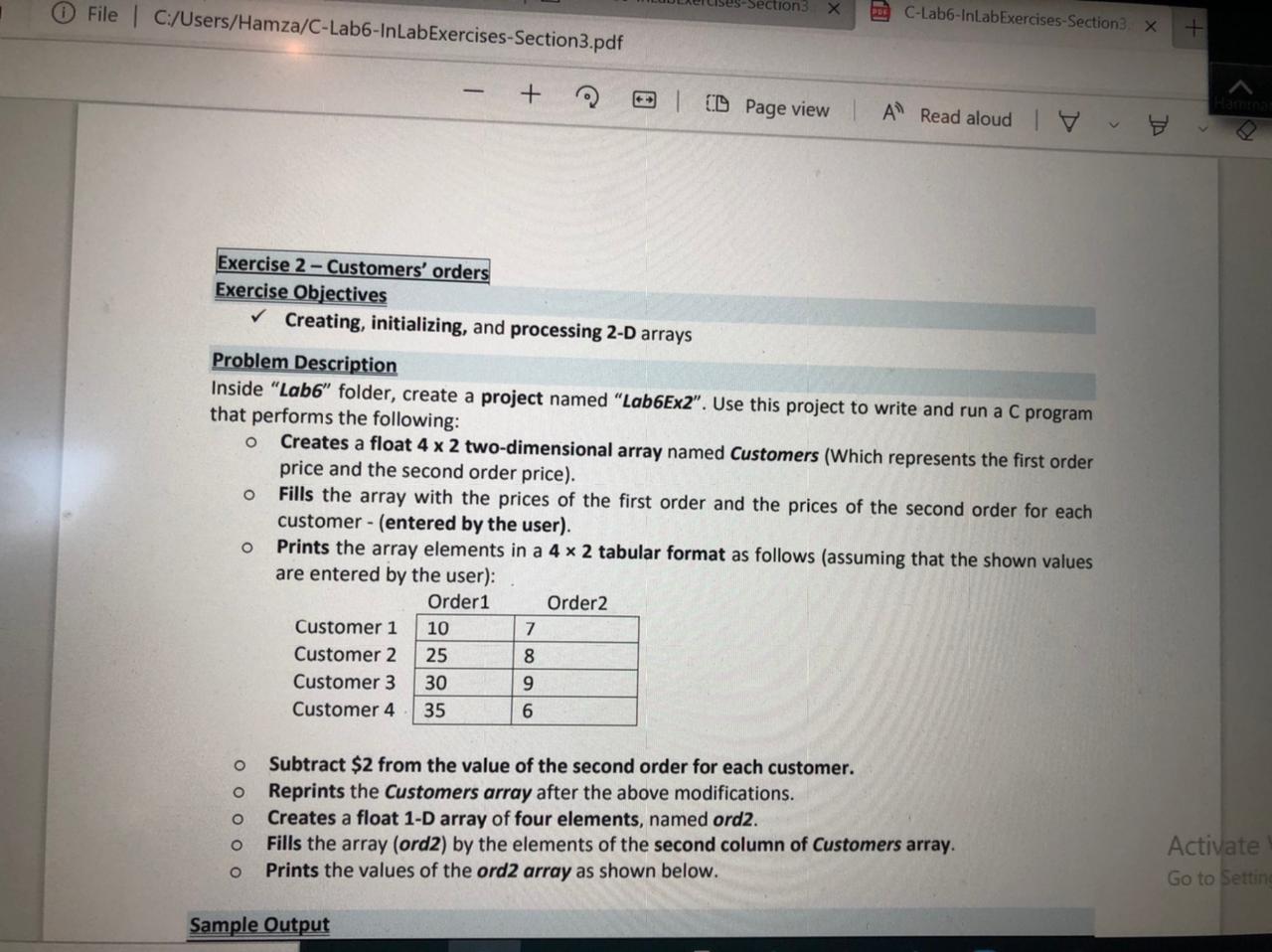 Solved Sections File | | Chegg.com