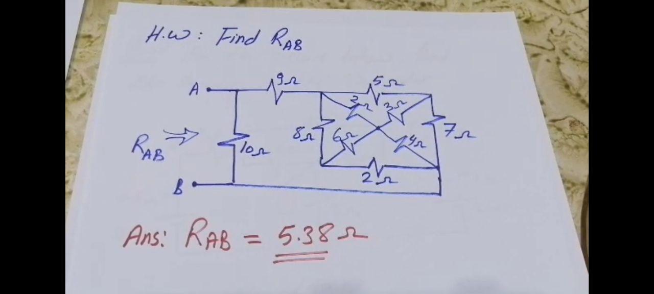 Solved H.W: Find RAB A your می 7n RAB Tor en . B Ans: RAB= | Chegg.com Solved H.W: Find RAB A your می 7n RAB Tor en . B Ans: RAB= | Chegg.com
