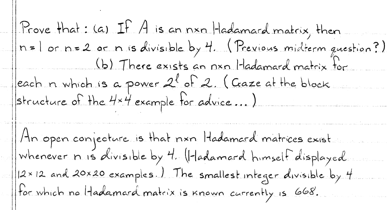 1. a) Let A be an nxn complex matrix. If A. 15. | Chegg.com