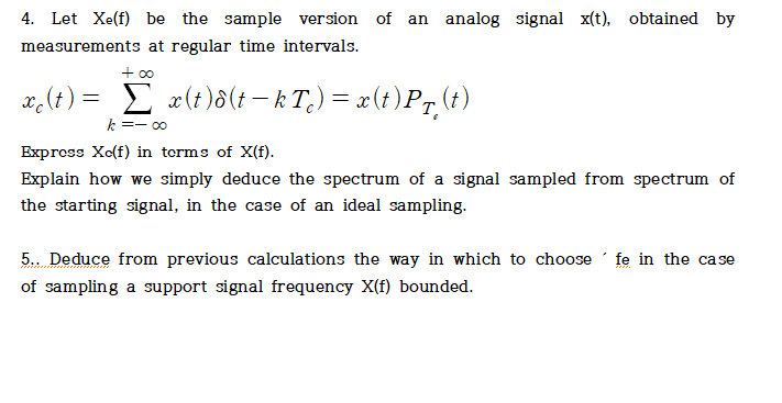 Solved 3. We call Dirac comb the function defined by : +00 | Chegg.com