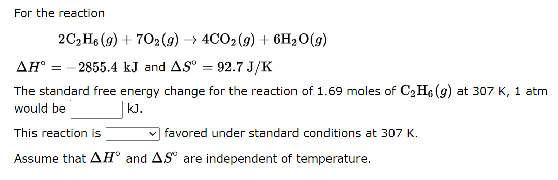 Solved For the reaction | Chegg.com