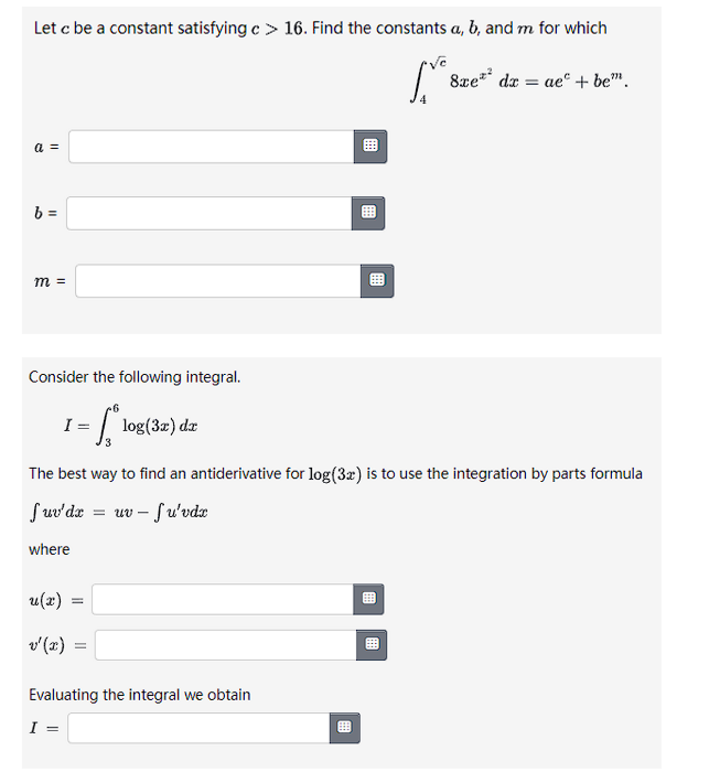 Solved Let c be a constant satisfying c>16. Find the | Chegg.com