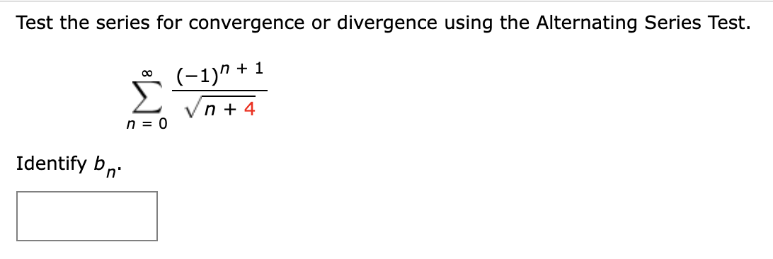 Solved Test the series for convergence or divergence using | Chegg.com