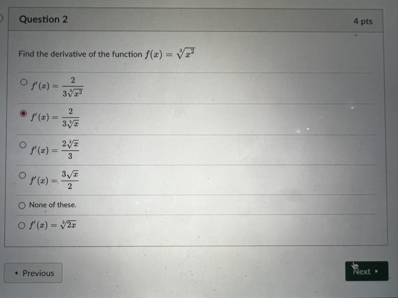 Solved Find the derivative of the function f(x)=3x2 | Chegg.com