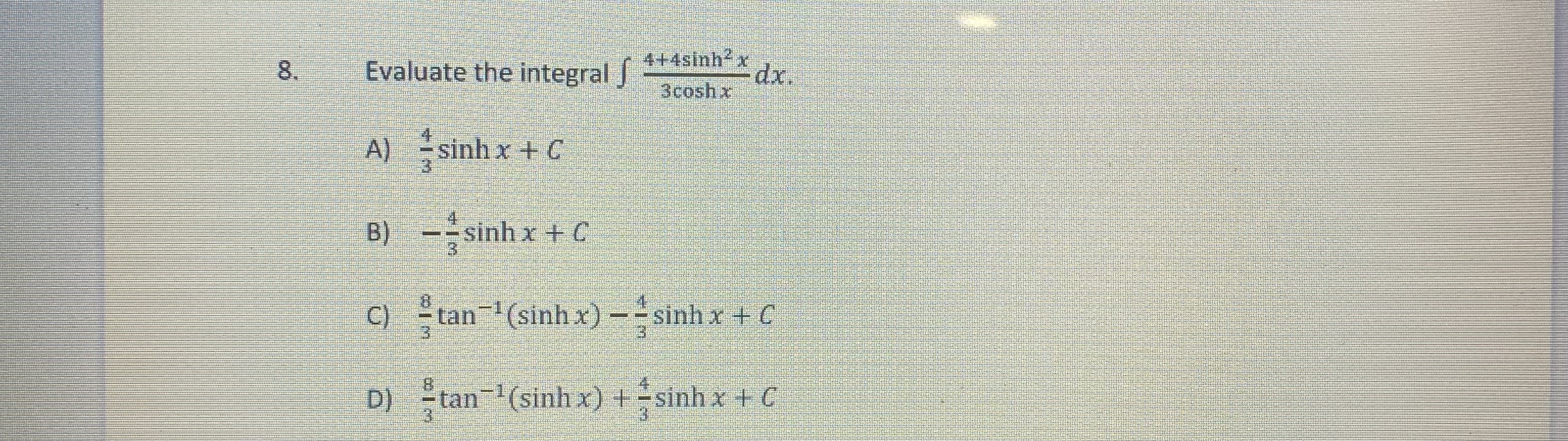 Solved Evaluate the integral | Chegg.com