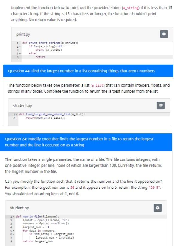 Solved Implement the function below to print out the | Chegg.com