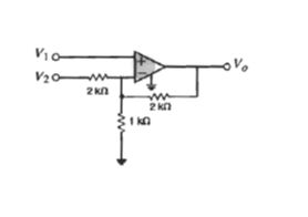 Solved DC inputs of the ideal opamp circuit are V1 = 3V and | Chegg.com