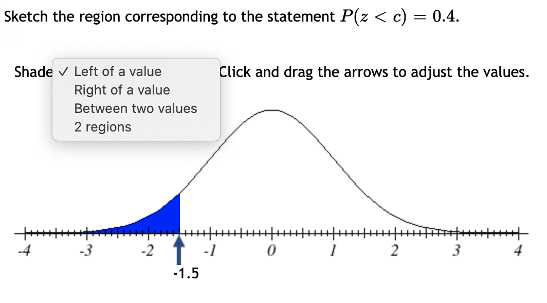 Solved Sketch the region corresponding to the statement P(z | Chegg.com