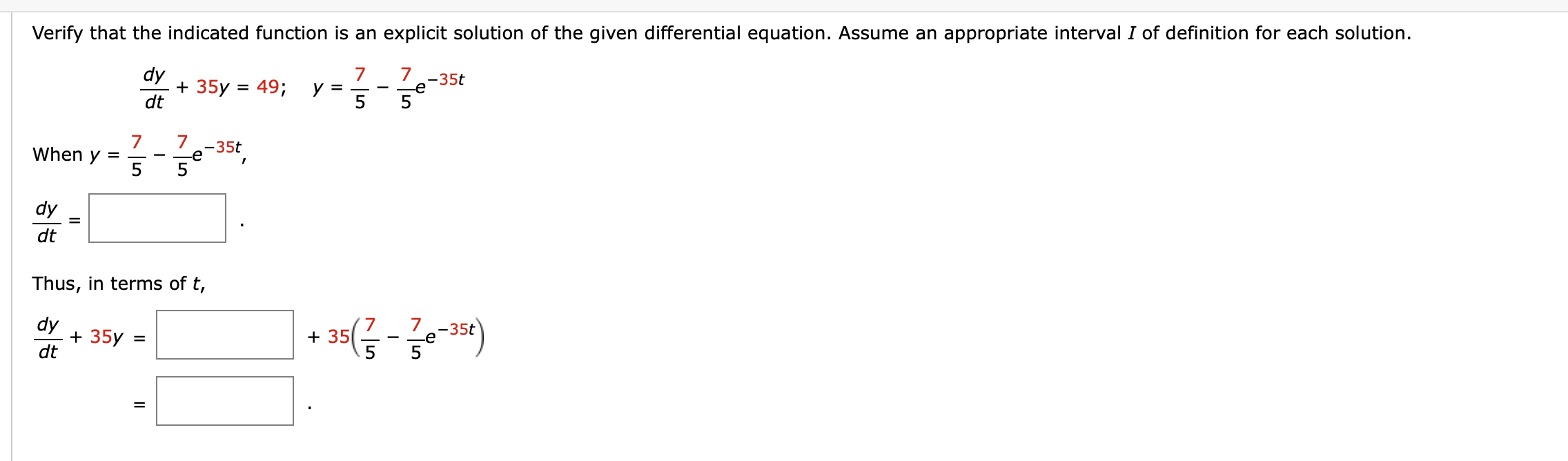 Solved Verify That The Indicated Function Is An Explicit