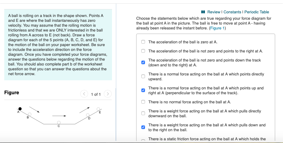 Solved A Review | Constants 1 Periodic Table Choose the | Chegg.com