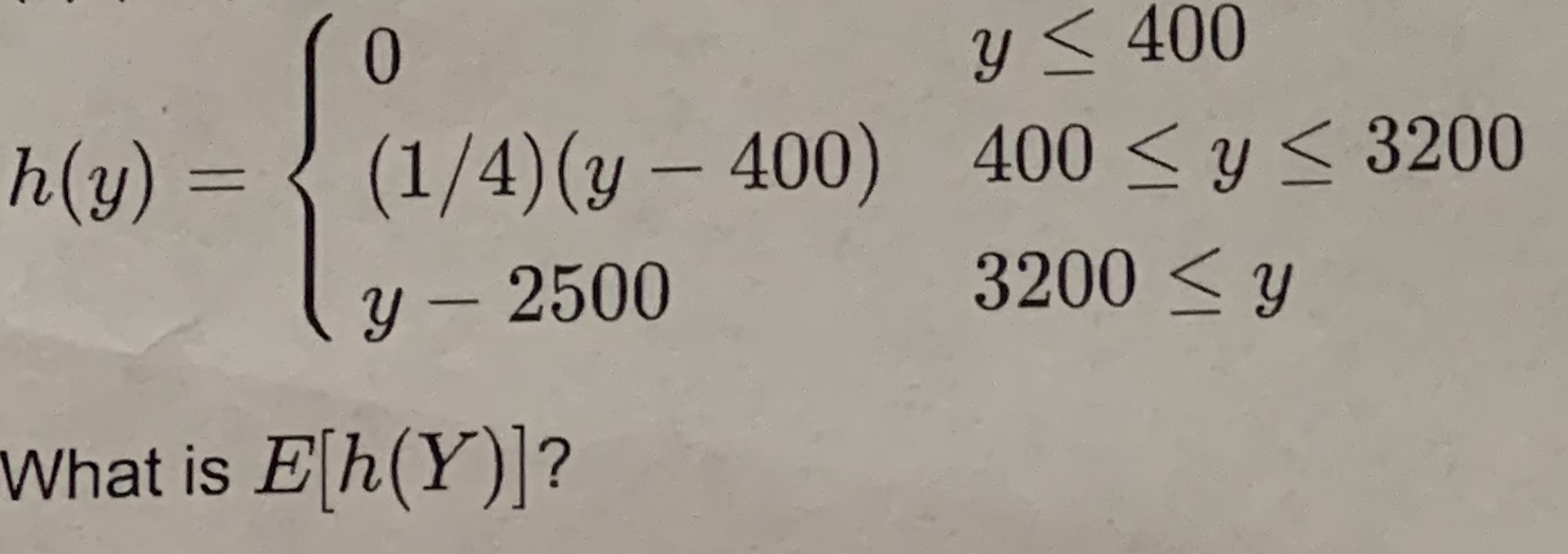 Solved Let Y be the total insurance cost (in thousands of | Chegg.com