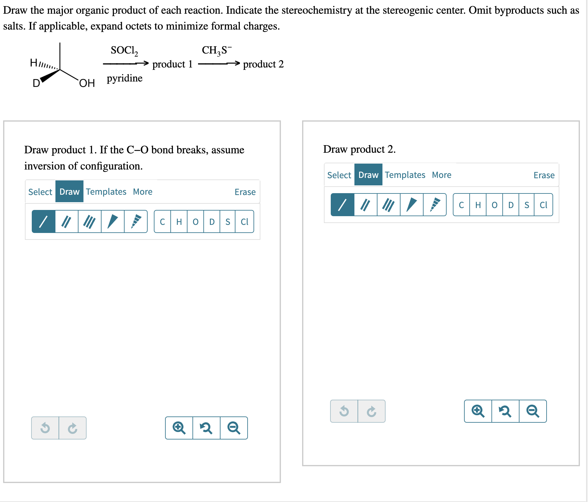 Solved Draw product 1. ﻿If the \( \mathrm{C}-\mathrm{O} \) | Chegg.com