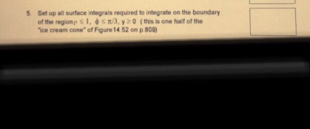 Solved Set up all surface integrals required to integrate on | Chegg.com