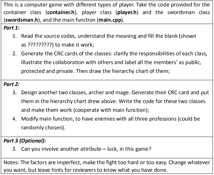This is a computer game with different types of | Chegg.com