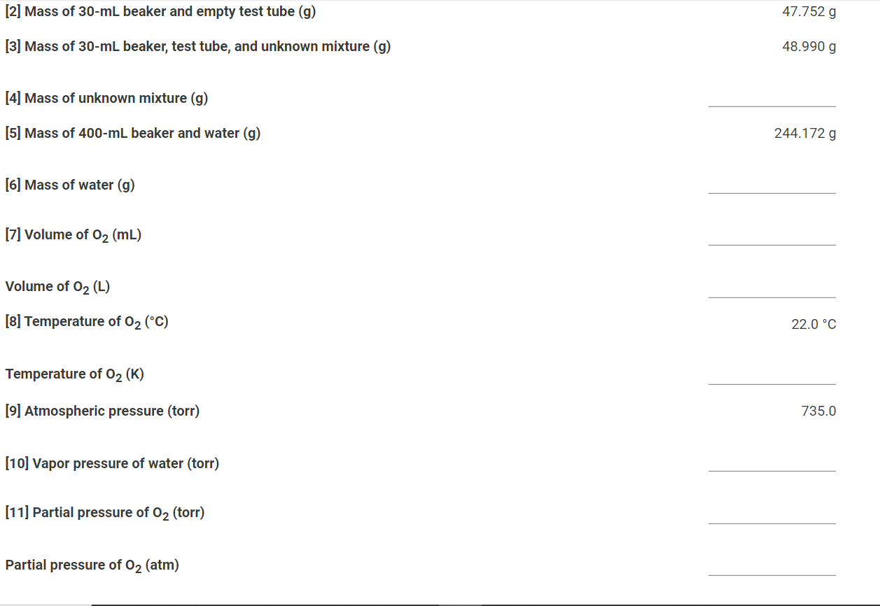 Solved Data And Report Submission - Analysis Of KCIO3/KCI | Chegg.com