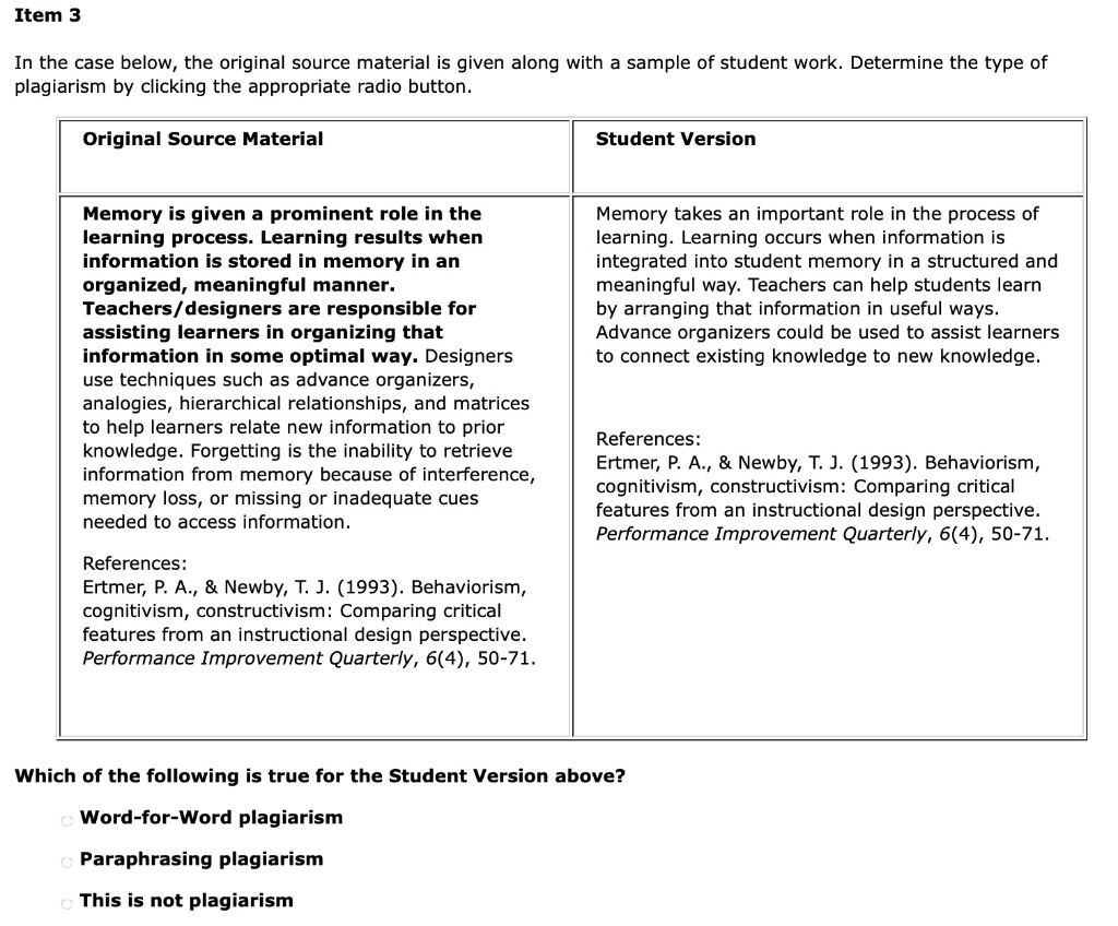 Solved Item 1 In the case below, the original source | Chegg.com