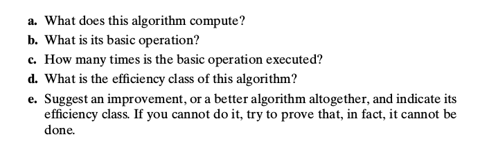 Solved ALGORITHM Secret(A[O...n – 1]) //Input: An array | Chegg.com