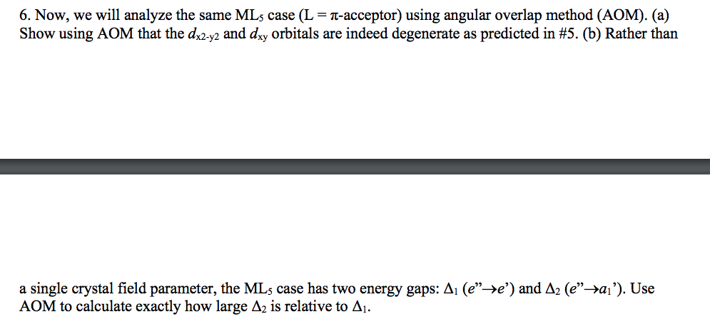 6. Now, we will analyze the same MLs case (L = | Chegg.com