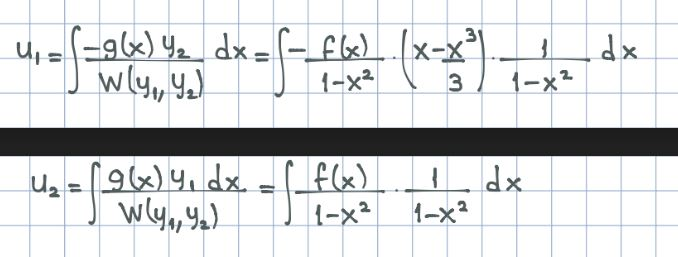 Solved calculate Yp for the example. Knowing that Yp= u1*y1 | Chegg.com