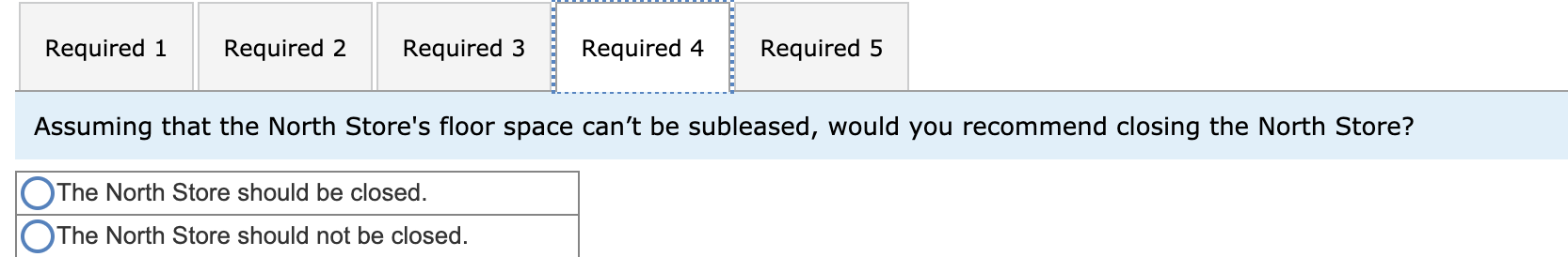 Solved Problem 13-26 (Static) Close or Retain a Store | Chegg.com