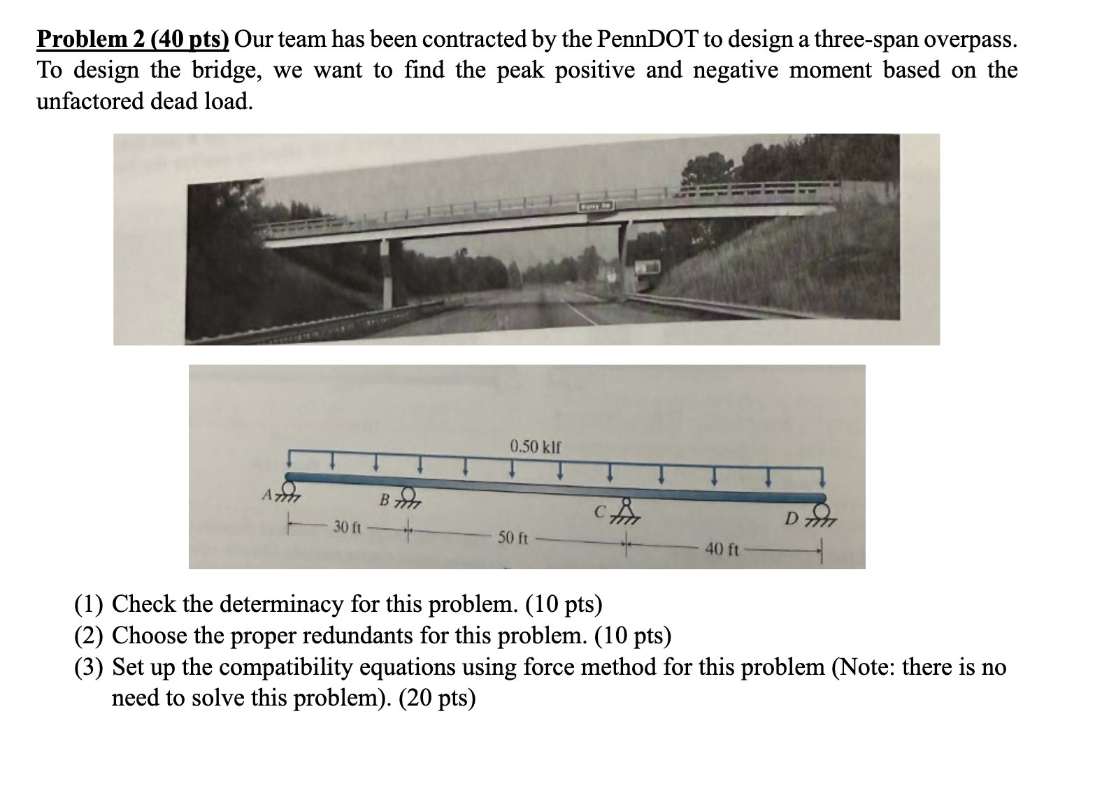 Solved Problem 2 ( 40 ﻿pts) ﻿Our team has been contracted by | Chegg.com