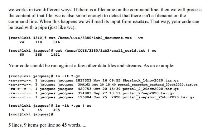 In this lab, I am asking you to create your own | Chegg.com