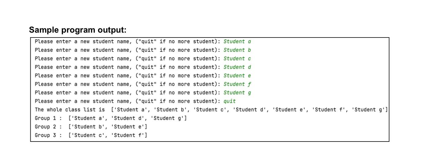 Solved The program should be written in "A2Q3A.py". | Chegg.com