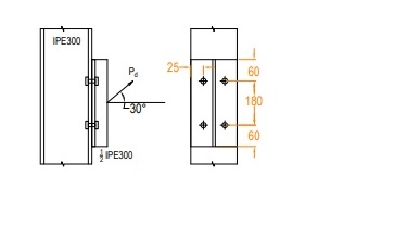 Solved Very Urgent: A 1/2 IPE 300 profile is attached to the | Chegg.com