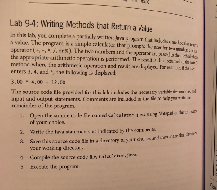 Solved // Calculator java This progrm performs arithnetic, | Chegg.com