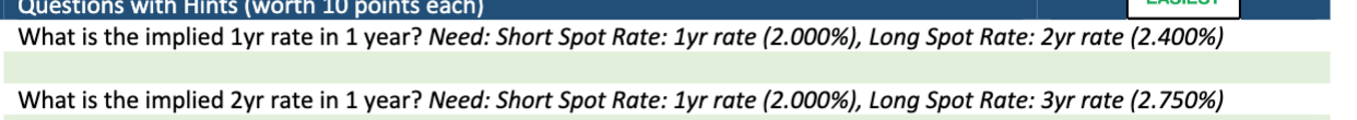 Solved Calculations Please see the UST yield curve and the | Chegg.com