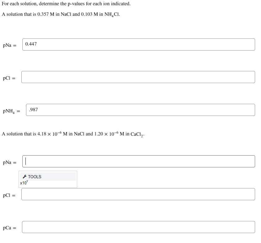Solved =For each solution, determine the p-values for each | Chegg.com