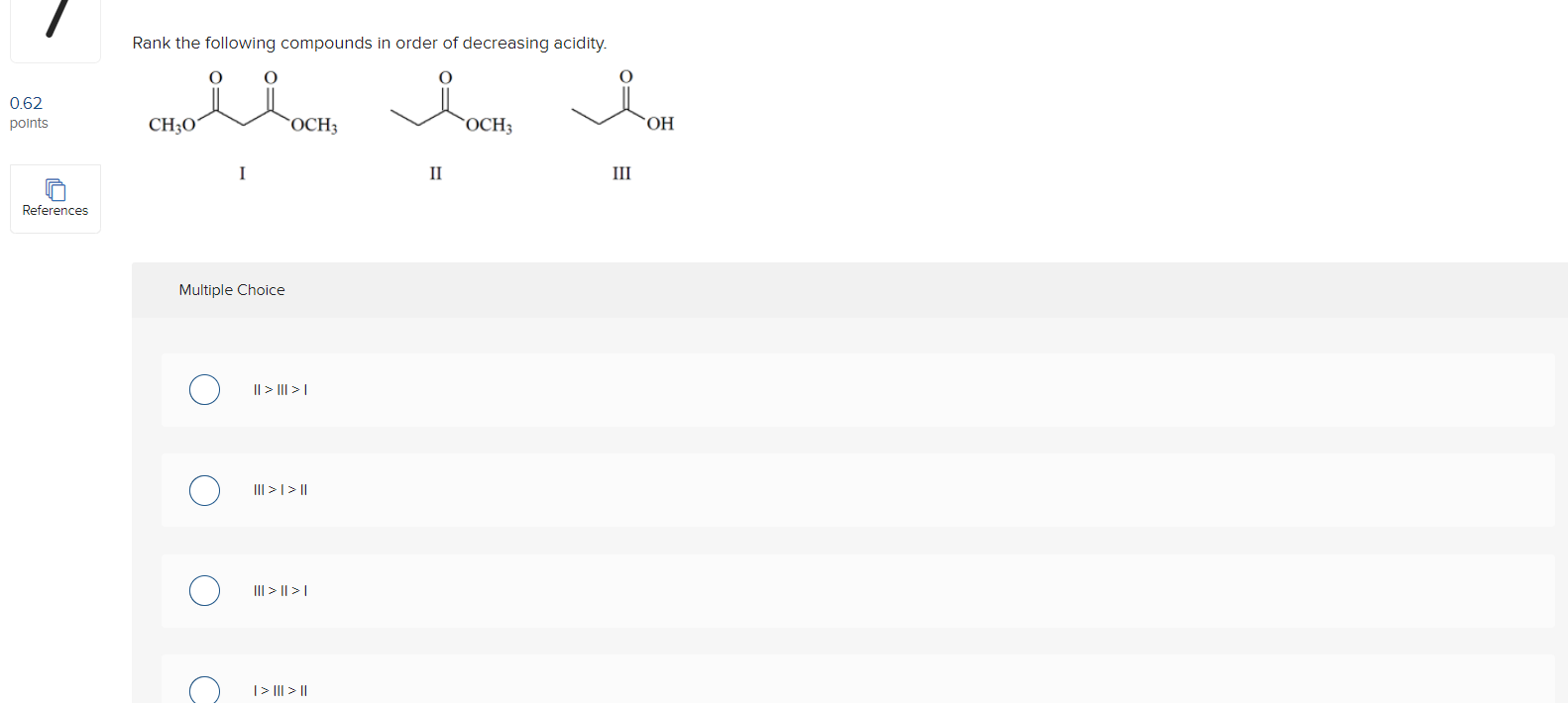 Solved Rank The Following Compounds In Order Of Decreasing