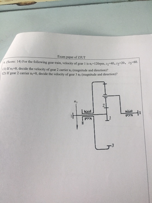 Solved Exam paper of ZJUT 120mm. 4. (Score: 16) in the | Chegg.com