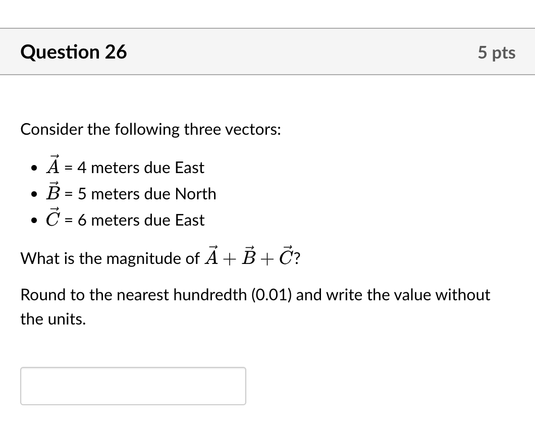 Solved Consider the following two vectors: - A=45 meters due | Chegg.com