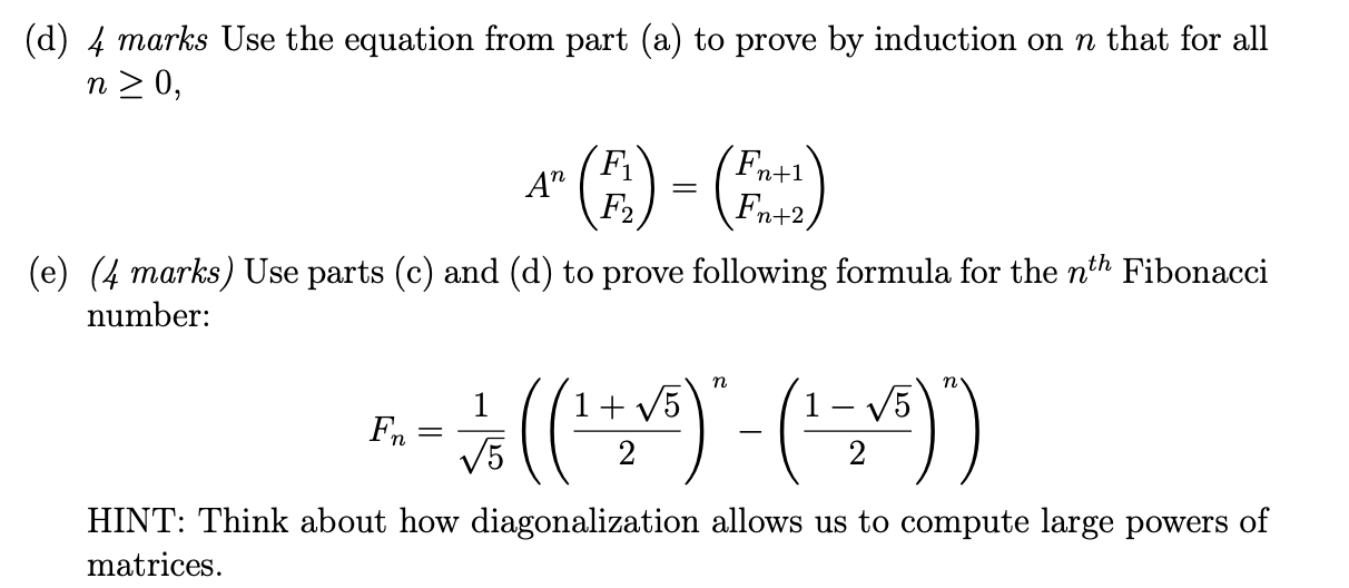 Solved 3. The Fibonacci sequence is a sequence given by the | Chegg.com