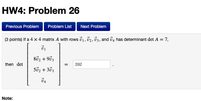 Solved HW4: Problem 26 Previous Problem Problem List Next | Chegg.com
