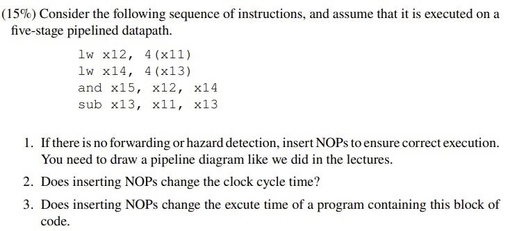 Solved 15% ) Consider the following sequence of | Chegg.com