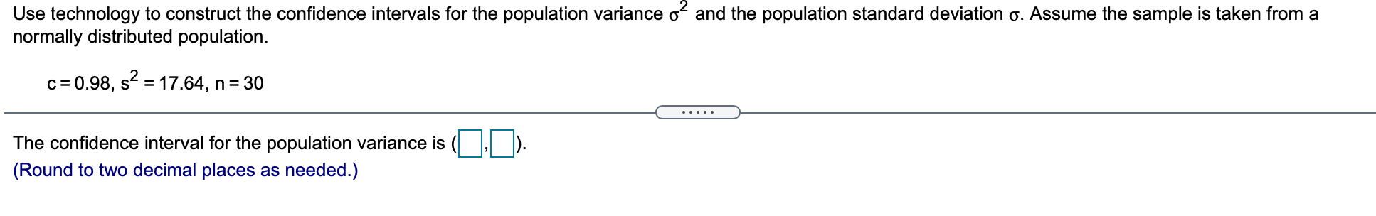 Solved Use technology to construct the confidence intervals | Chegg.com