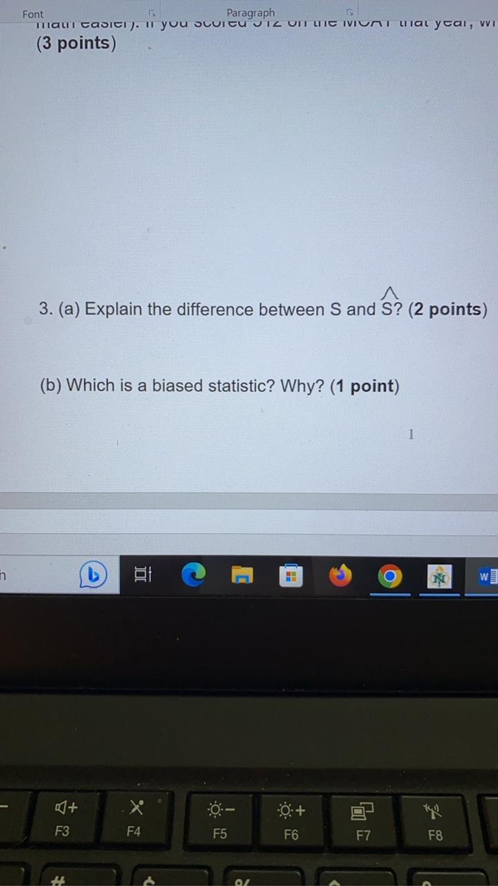 Solved 3. (a) Explain the difference between S and S? (2 | Chegg.com